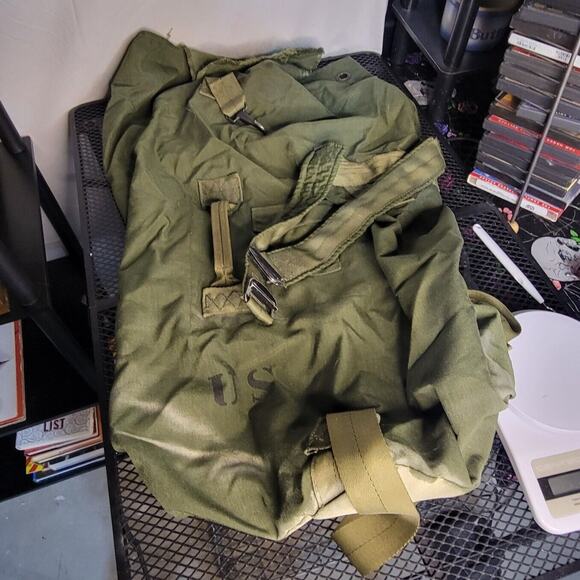 Genuine US Military USGI | Bags | Authentic Us Military Duffle Bag Od ...